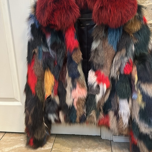 Moda | Jackets & Coats | Multi Color Fox Fur Coat | Poshmark